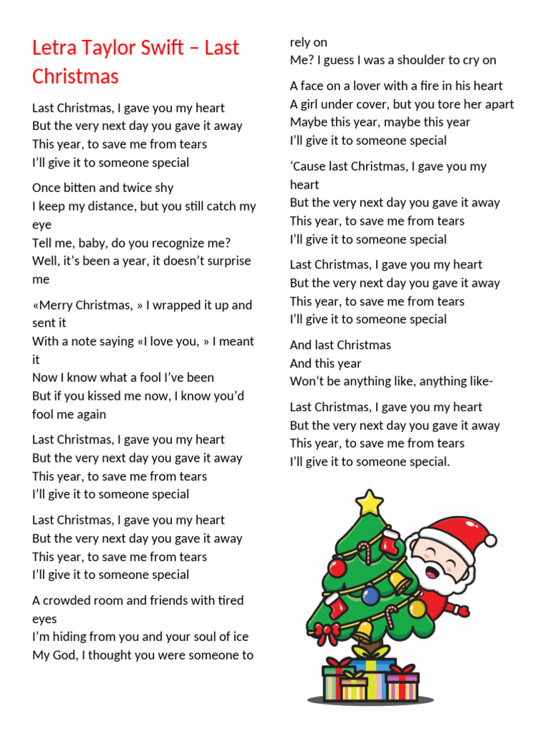 Letra Taylor Swift | PDF