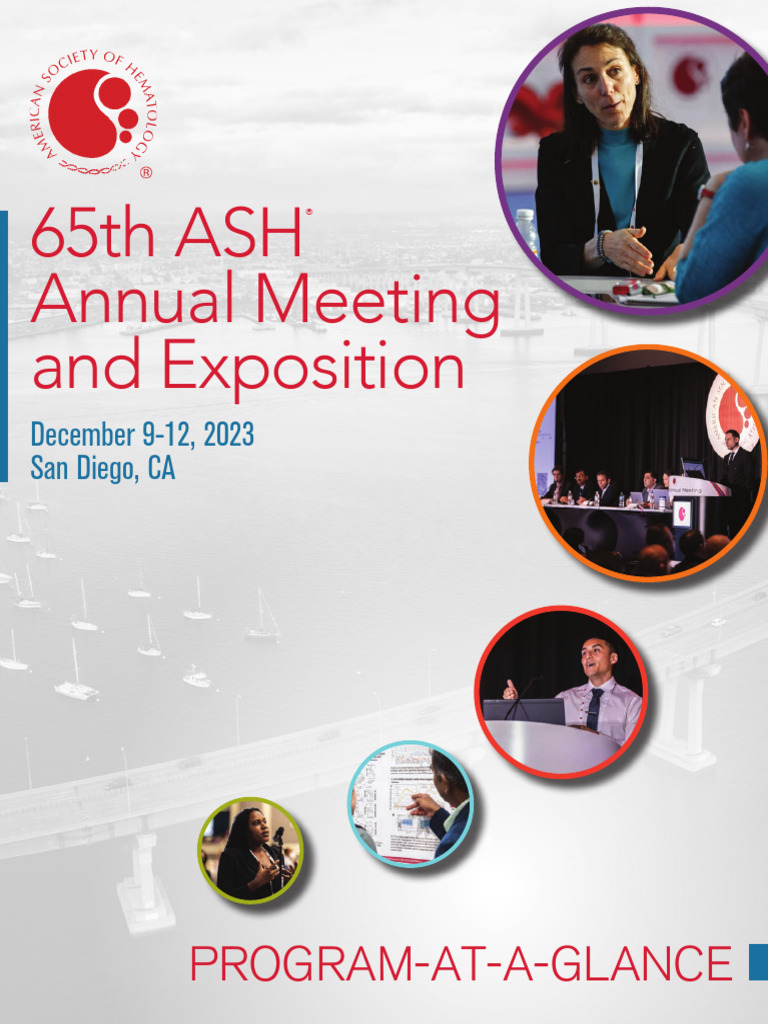 2023 ASH Annual Meeting Program Book | PDF | Pharmaceutical Industry | Astra Zeneca