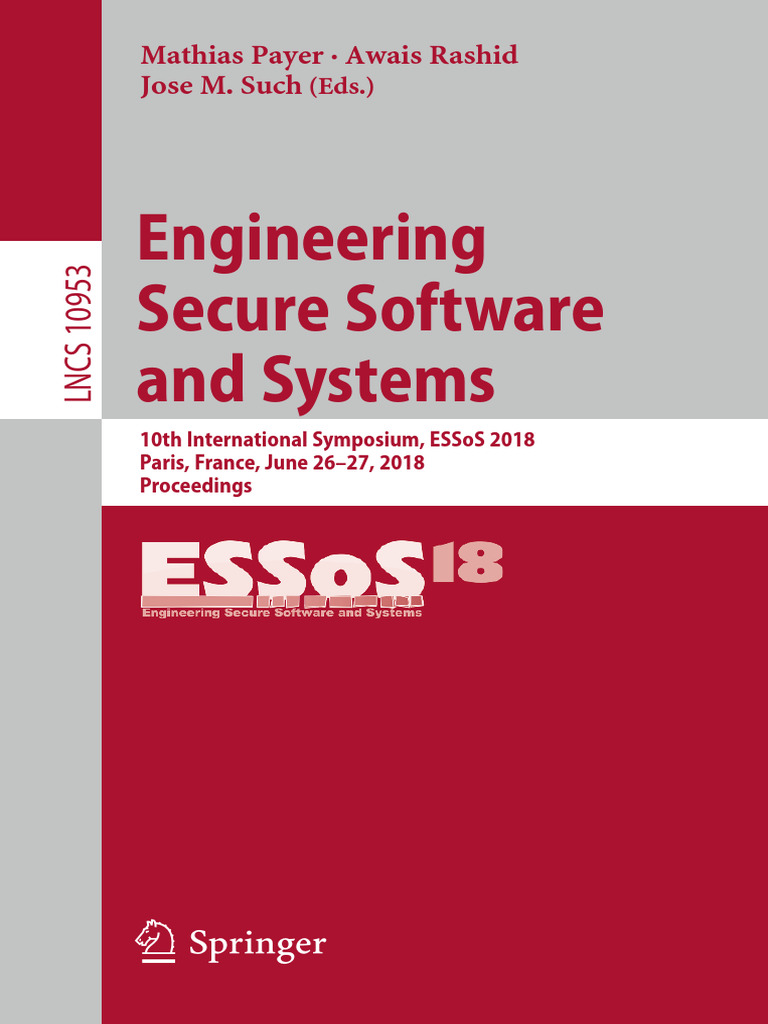 Engineering Secure Software and Systems Compress | PDF | Cryptography ...
