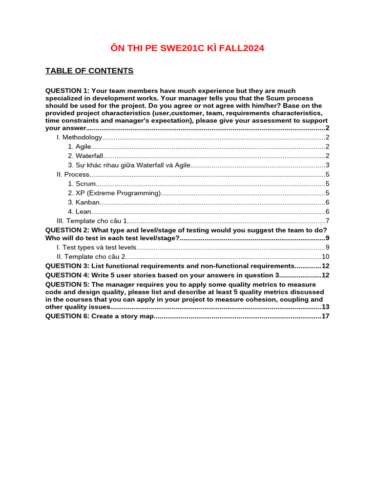 SWE201c FALL2024 1 | PDF