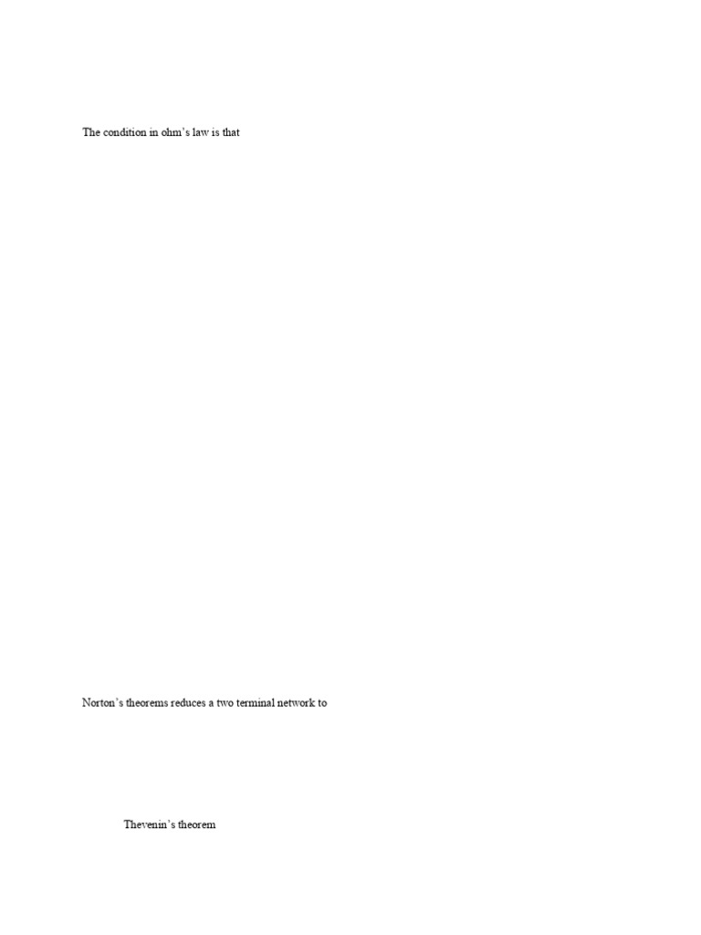 B Compilation of Objective Type Questions in Electrical Engineering | PDF | Electrical Impedance ...