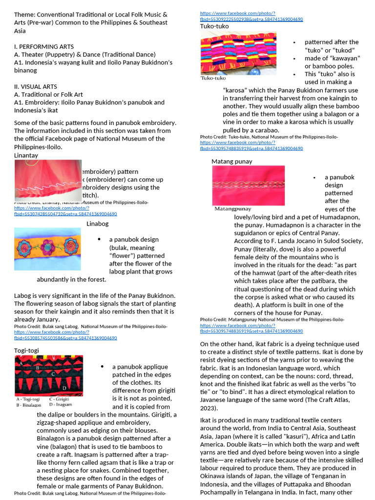 Readings-2-Learning-Activity-Sheet (2) | PDF | Weaving | Textile Arts