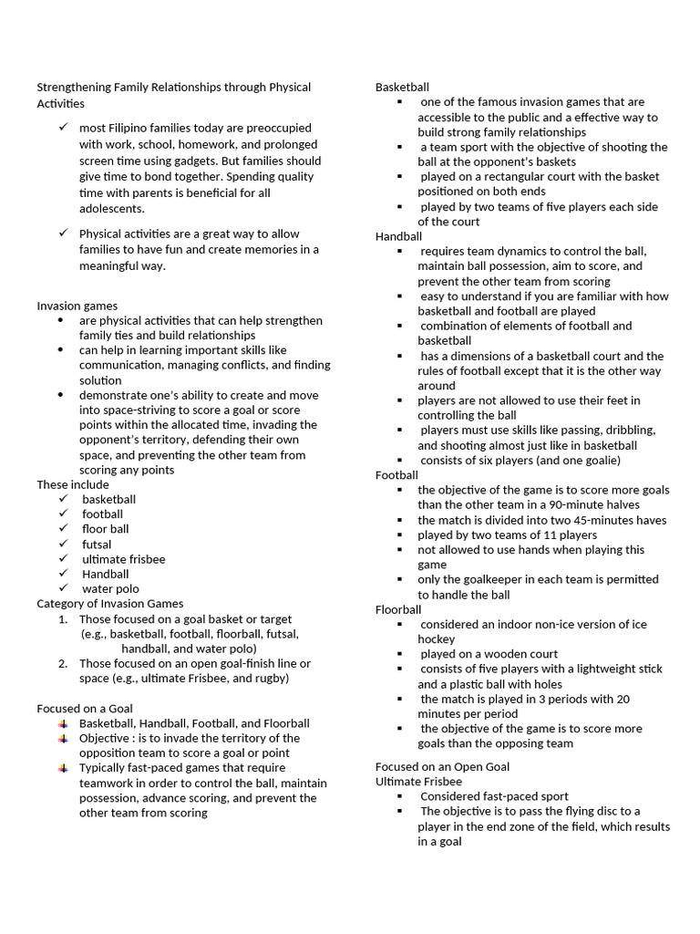 Invasion-Games (1) | PDF | Team Sports | Sports