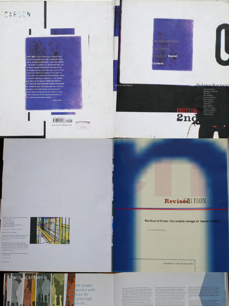 The End of Print David Carson | PDF