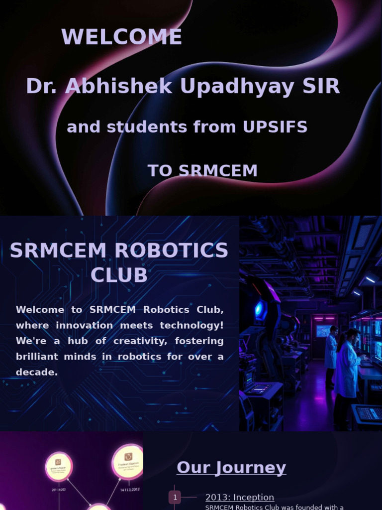 SRMCEM Robotics Club | PDF | Robotics | Unmanned Aerial Vehicle