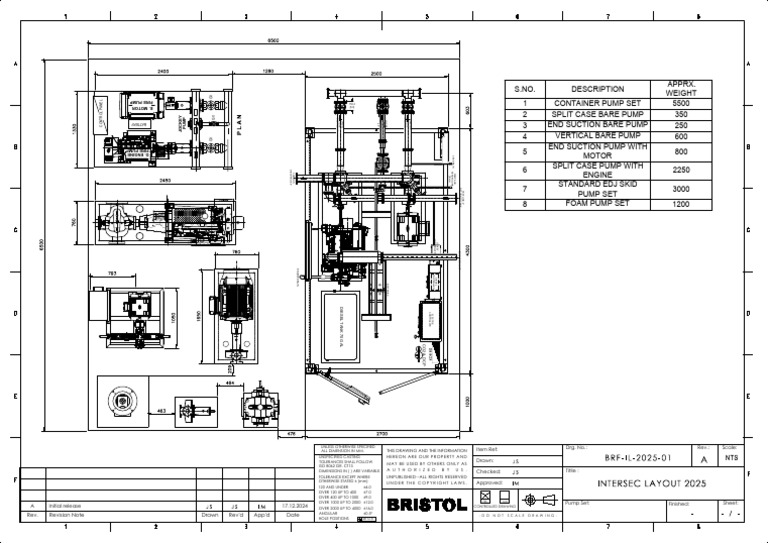 Brf-Il-2025-01 - Intersec Bristol Pumps Layout 2025 | PDF | Turbomachinery | Gas Technologies