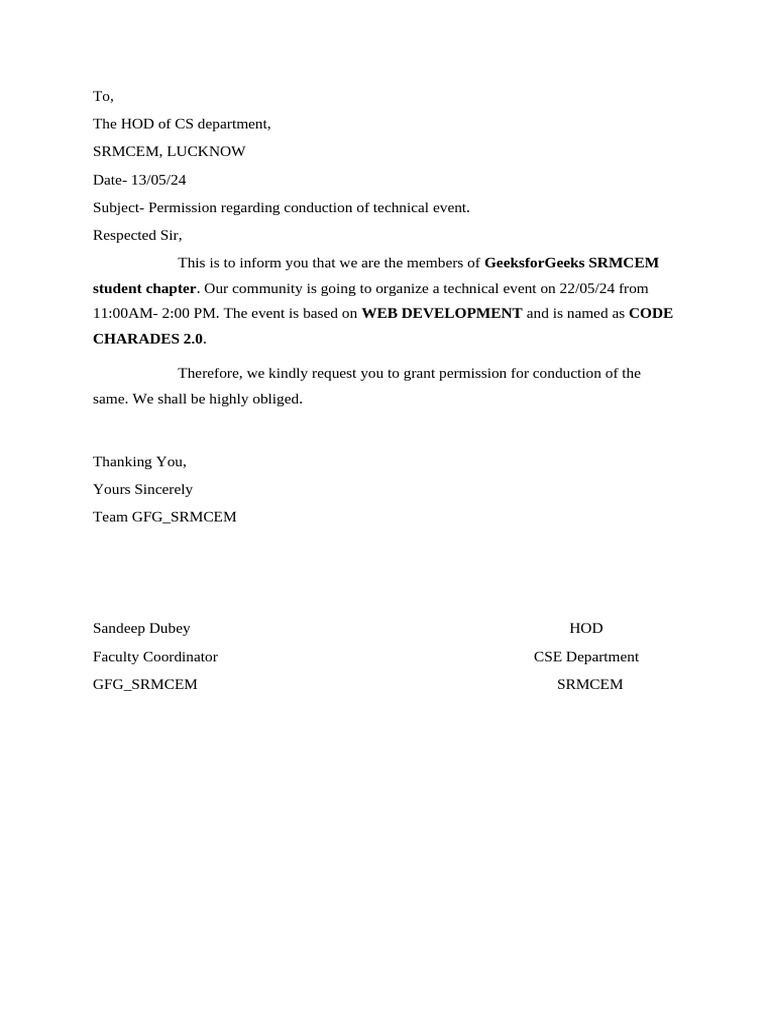 GFG Eventapproval | PDF