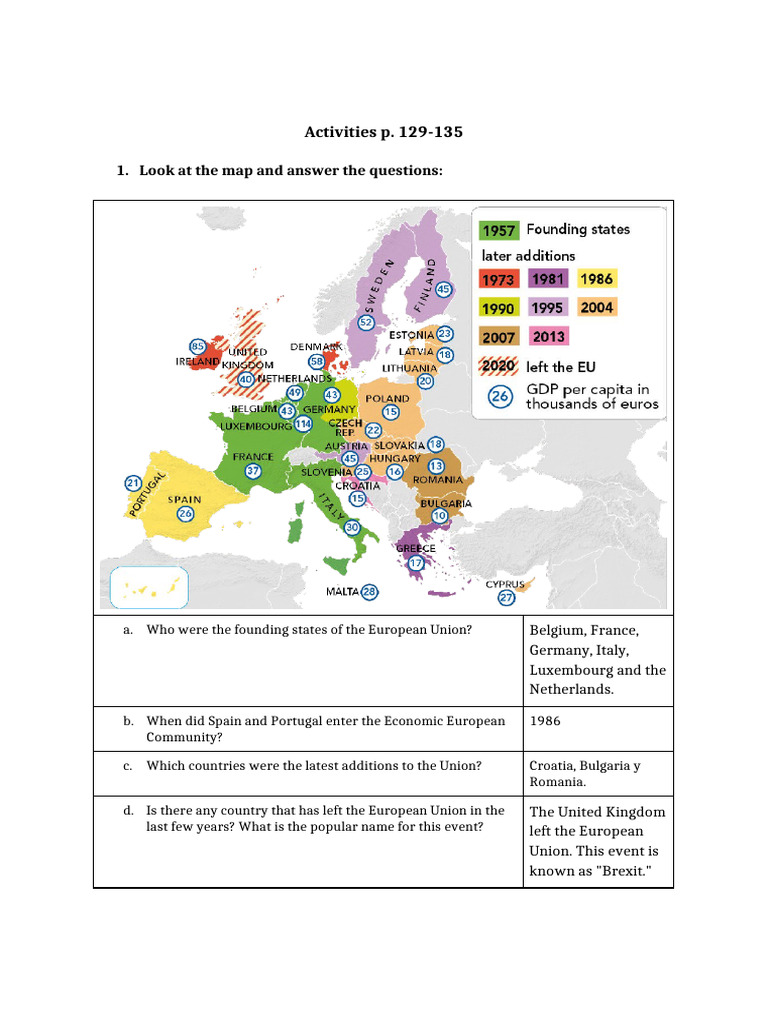 EU Founding States and USSR Decolonization | PDF | Soviet Union | World ...