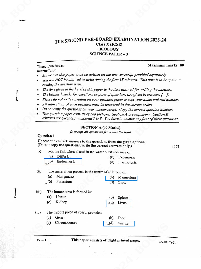 Preboards Paper of Various Schools | PDF | Endocrine System | Anatomy