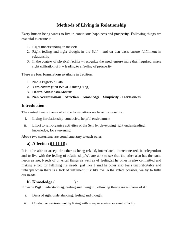 11. Notes of Non Accumulation – Affection – Knowledge – Simplicity ...