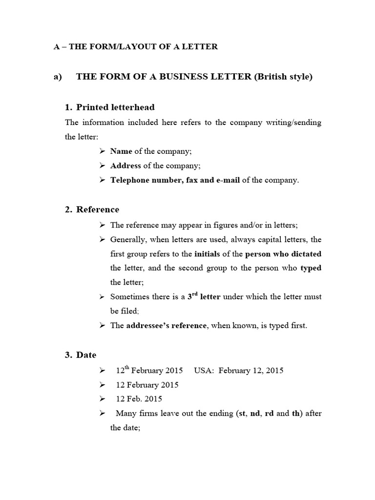 Business and Personal Letter Formats | PDF | Esquire | Madam