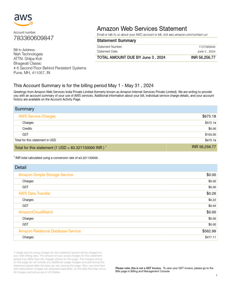 Invoice_1727085645 (1) | PDF | Amazon Web Services | Online Services