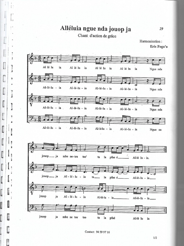 Alleluia Ngue Da Juop | PDF