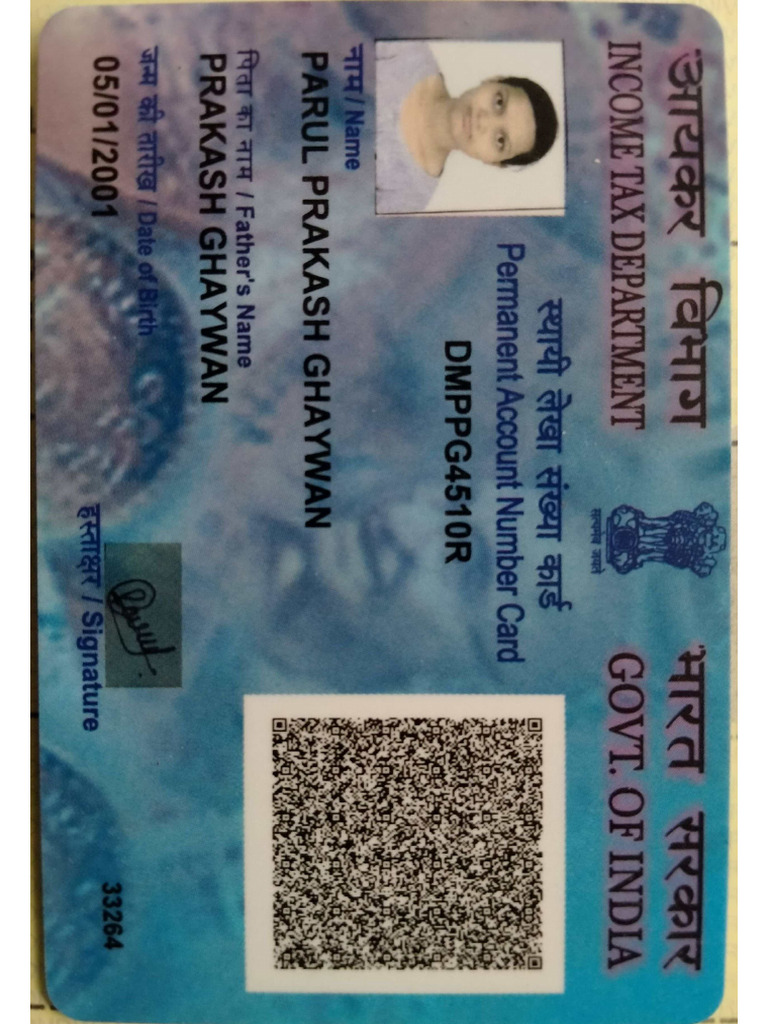 Parul (Pan Card) | PDF