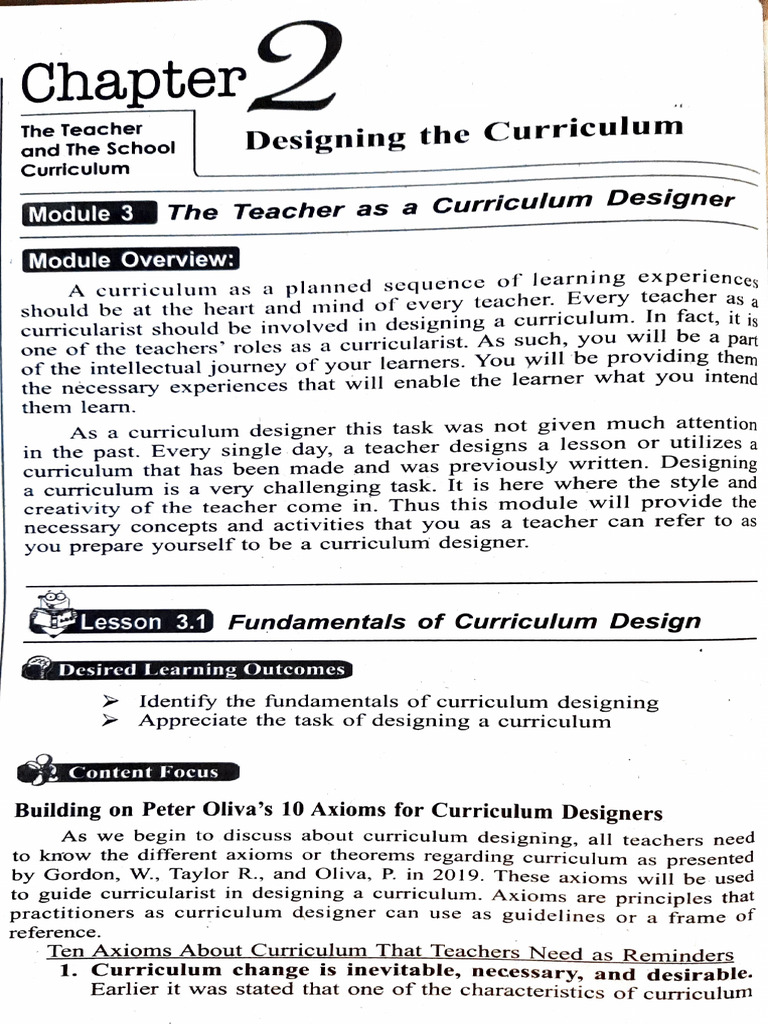 Crafting-and-Designing-the-Curriculum | PDF