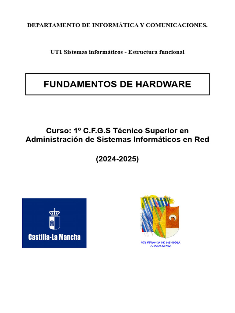 Práctica UT1 - Sistemas Informaticos - Estructura Funcional - FH | PDF ...