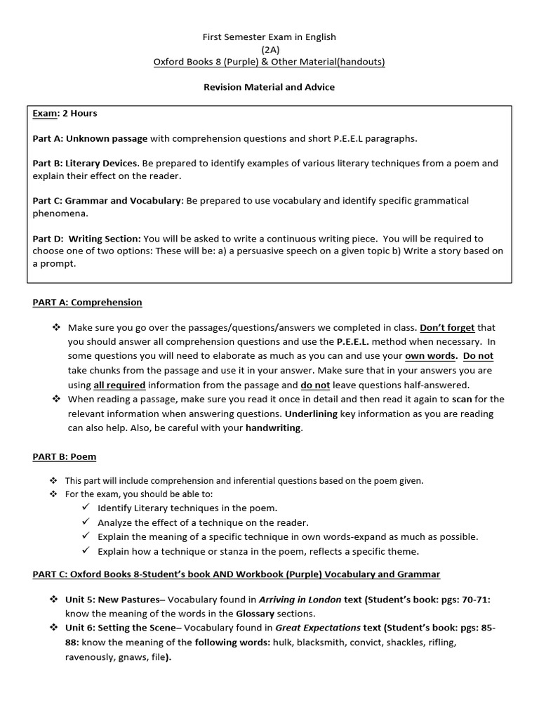 English Exam | PDF | Reading Comprehension | Linguistics
