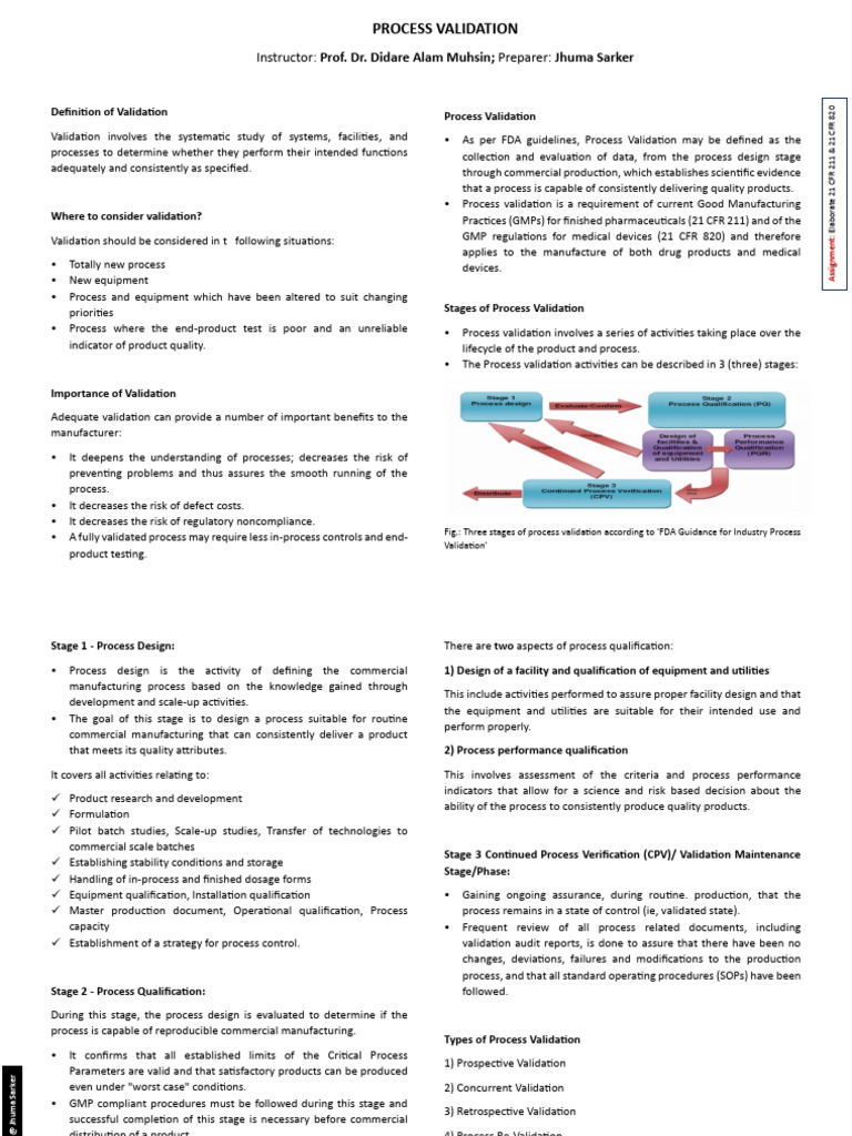 2. Process Validation | PDF | Verification And Validation