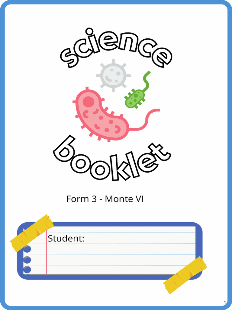 Science Booklet Form 3_pagenumber | PDF