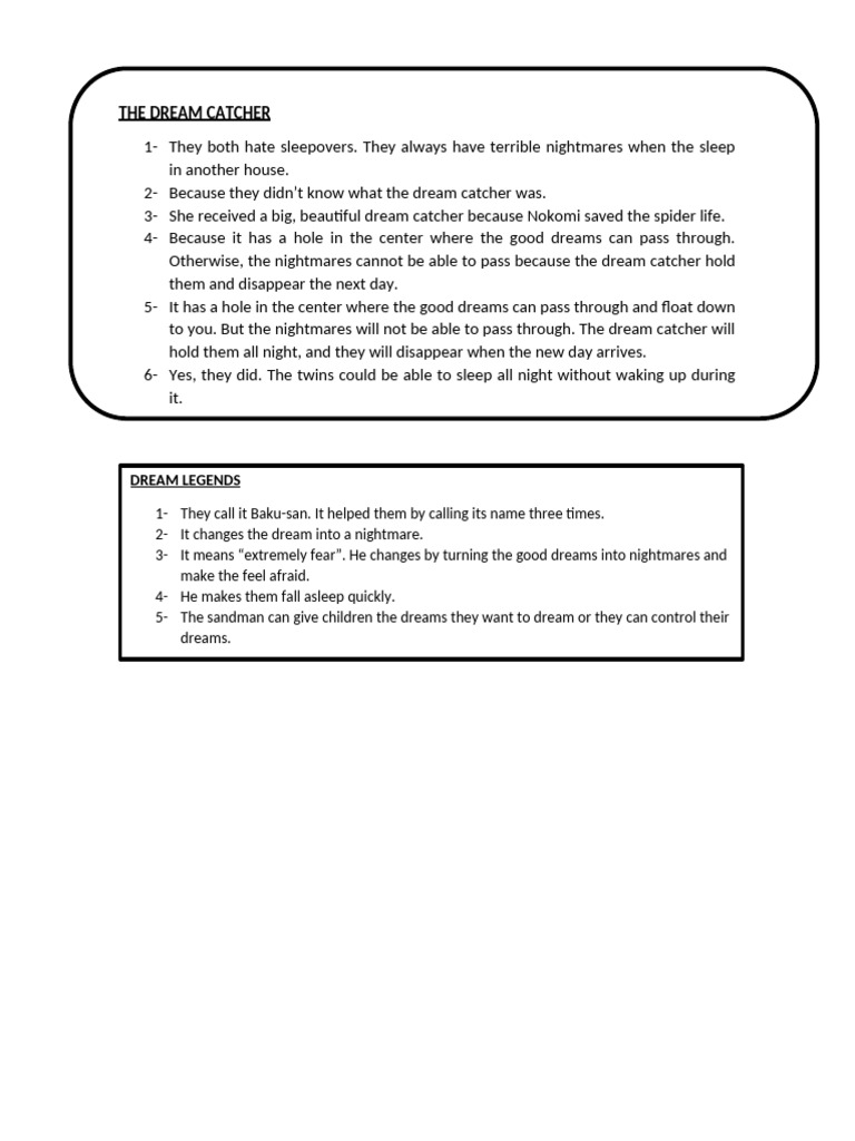 Understanding Dream Catchers and Legends | PDF