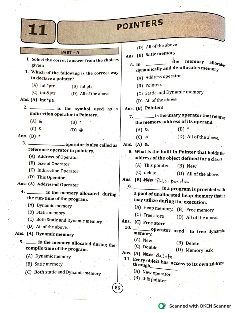 Cs Mcq's For Qt-2 | PDF