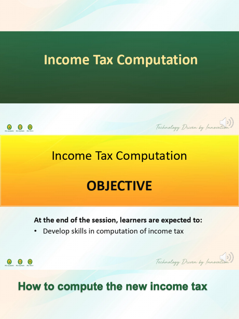 Updated m8s2 Income Tax Computation | PDF