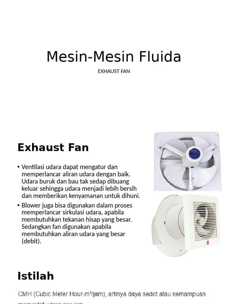 Exhaust Fan | PDF