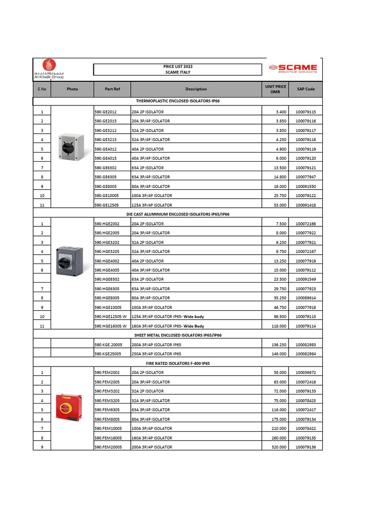 2022 Scame-2 | PDF | Electrical Engineering | Electrical Components