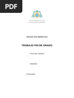 Plantilla TFG Derecho UAM | PDF
