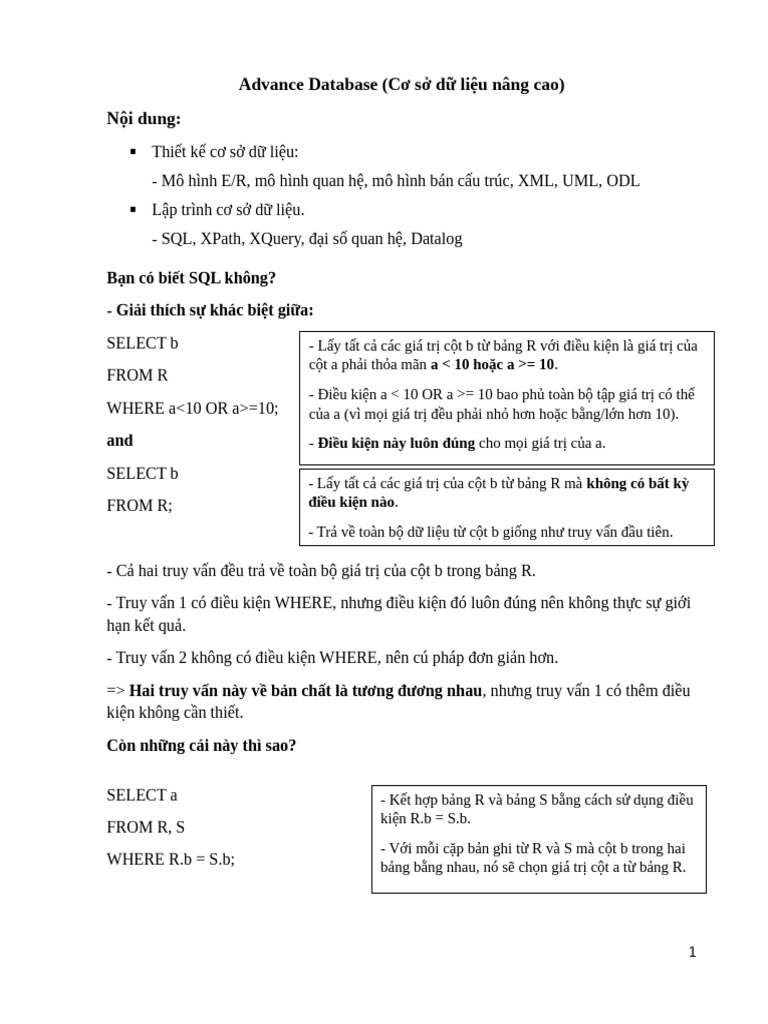 Advance Database Review | PDF