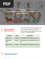 Kolb Learning Style Questionnaire Guide | PDF