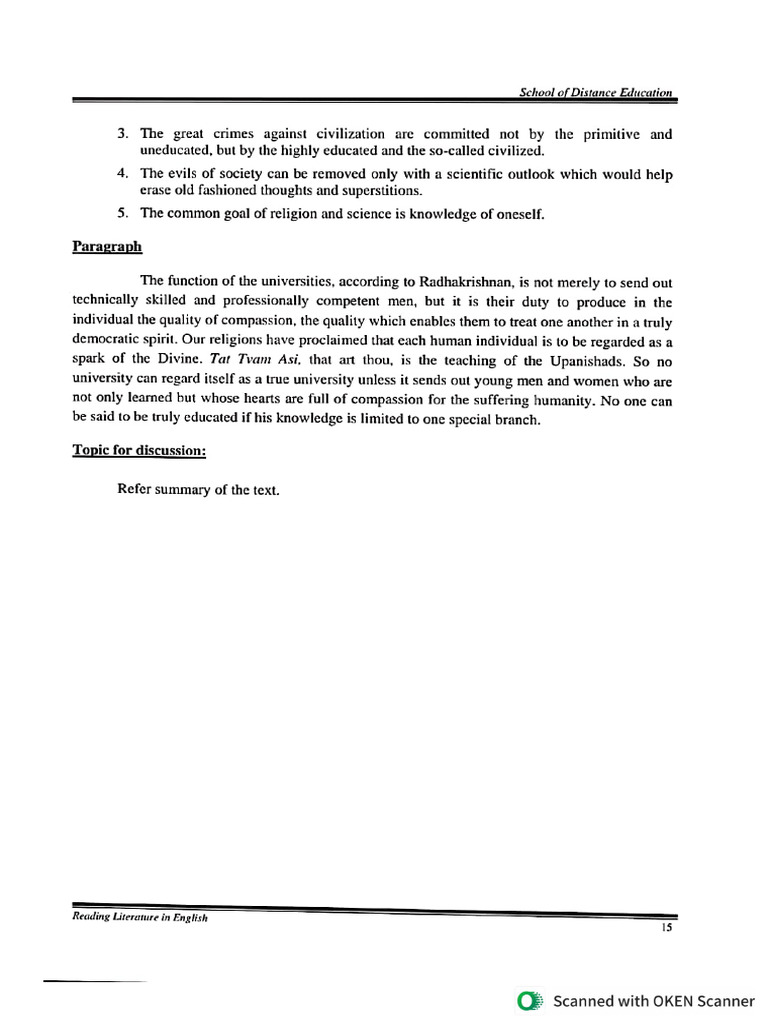 Humanities vs Science | PDF