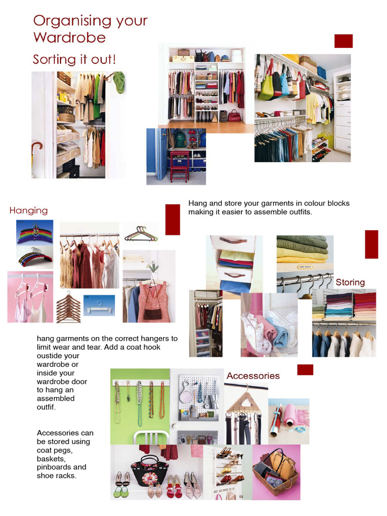Organising your wardrobe | PDF