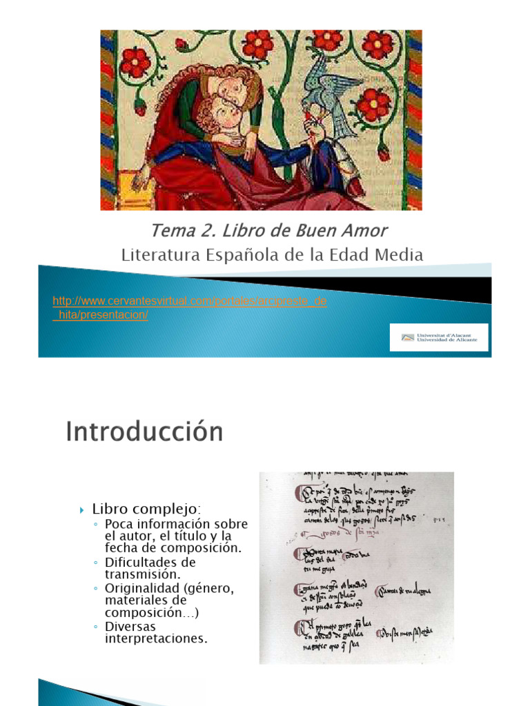 Tema 2 Libro Buen Amor | PDF