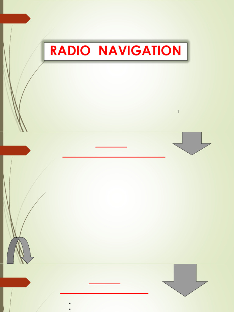 RADIO NAVIGATION1 | PDF | Hertz | Radio Wave