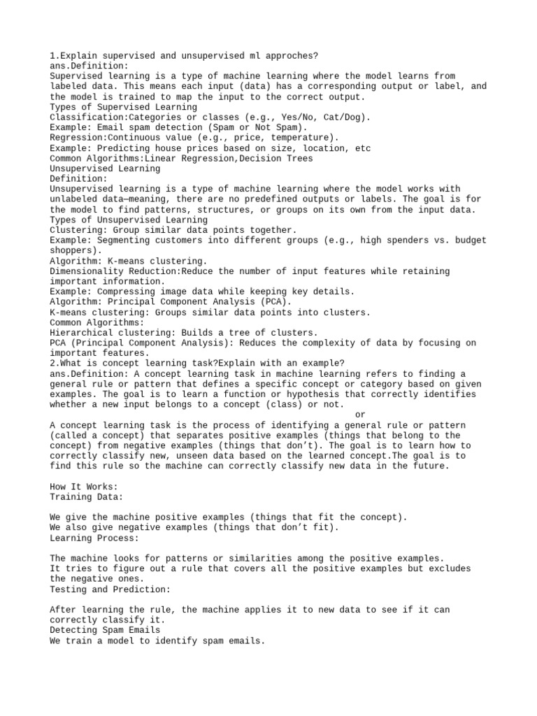 ml | PDF | Machine Learning | Algorithms