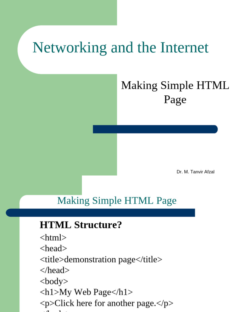 Simple HTML Page Tutorial | PDF