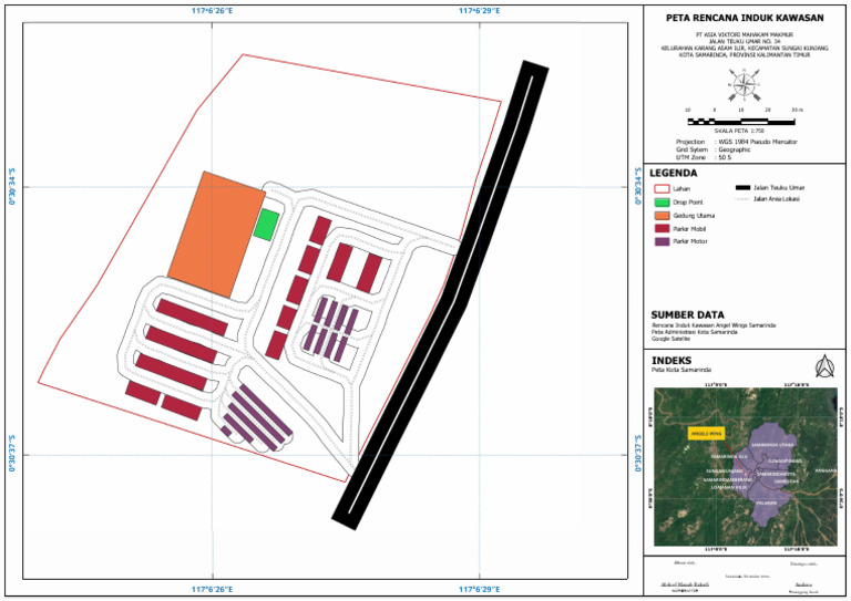 Peta Rencana Induk Kawasan | PDF