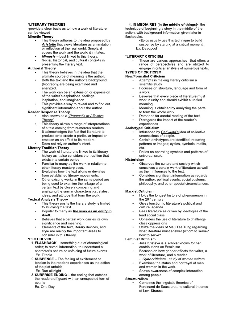 21st Century Lit Handout Final Term 2nd Quarter | PDF | Poetry | Taste 21st Century Lit Handout Final Term 2nd Quarter | PDF | Poetry | Taste