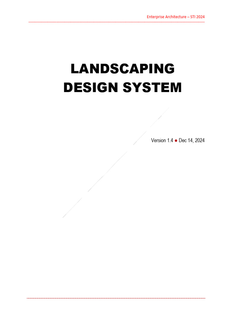 Landscape Design System - Enterprise Architecture, Team Yey | PDF ...