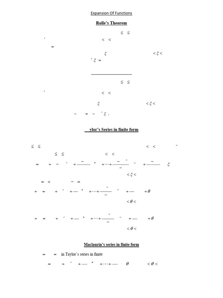 Expansion Of Functions | PDF | Mathematical Concepts | Mathematical ...