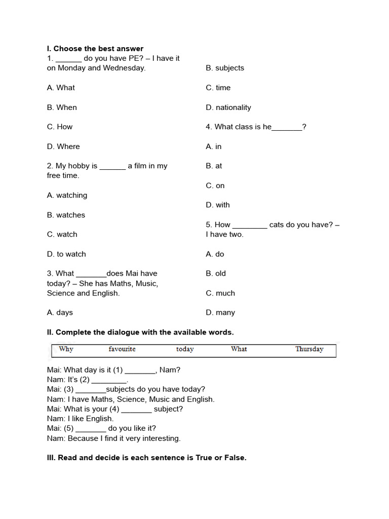 English for starters | PDF