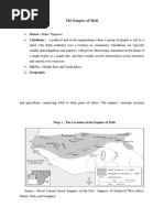 The Rise and Fall of The Mali Empire 1 PDF | PDF