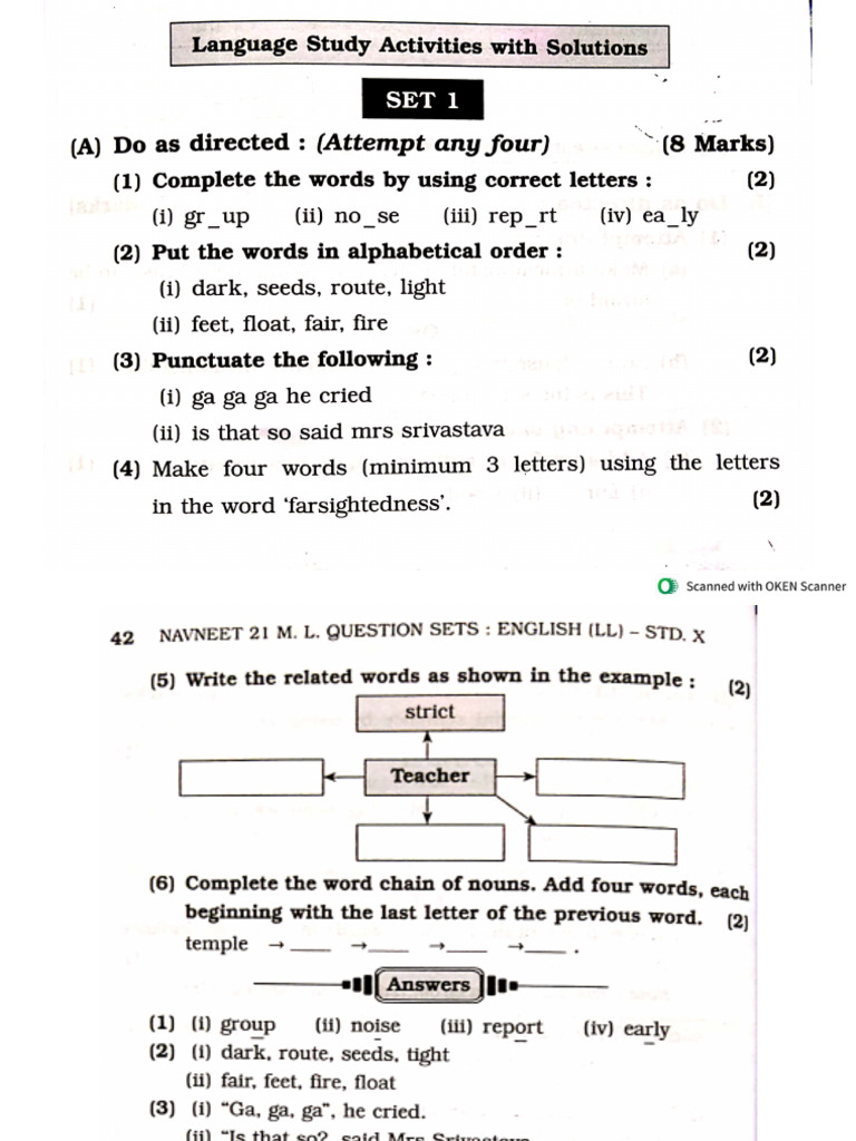 5 Model Examples of Each Questions | PDF