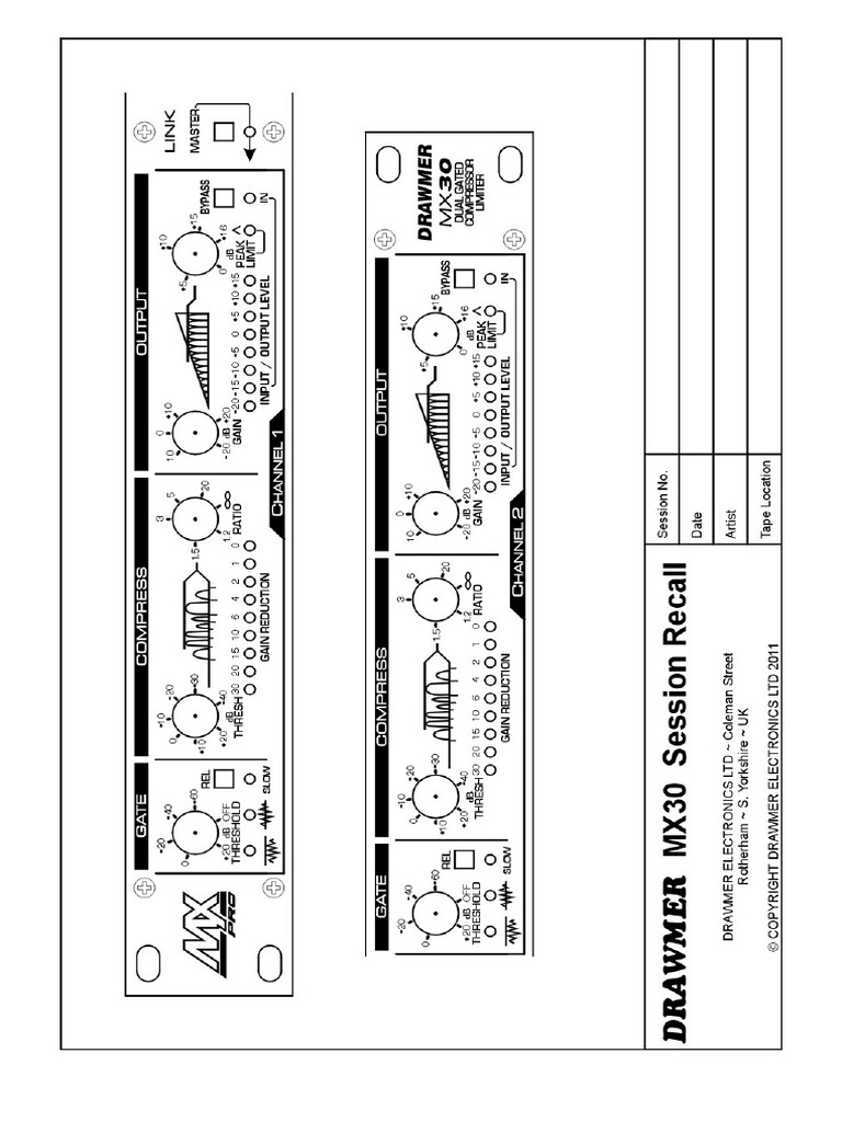 Mx30 Session Recall | PDF