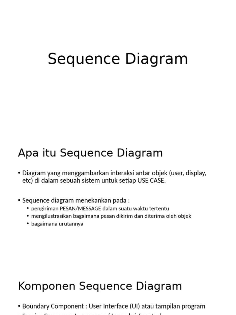 Sequence Diagram | PDF