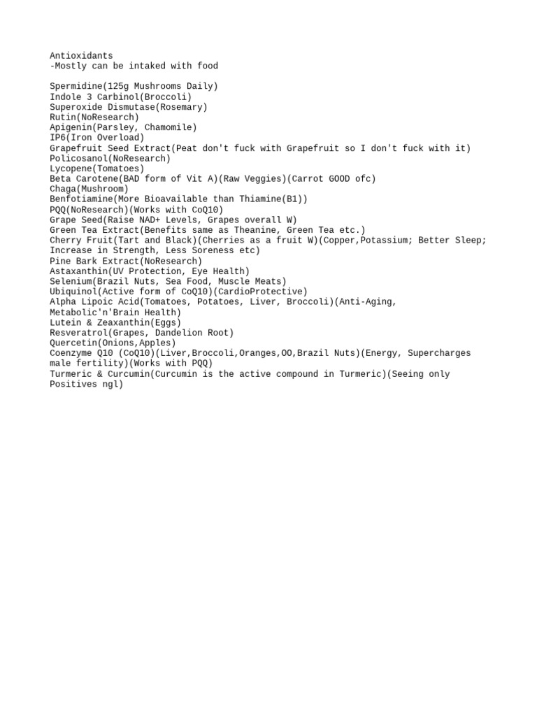 IHerb AntiOxidants | PDF