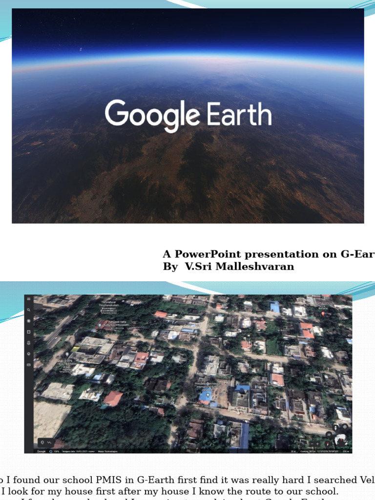 Google Earth Presentation | PDF