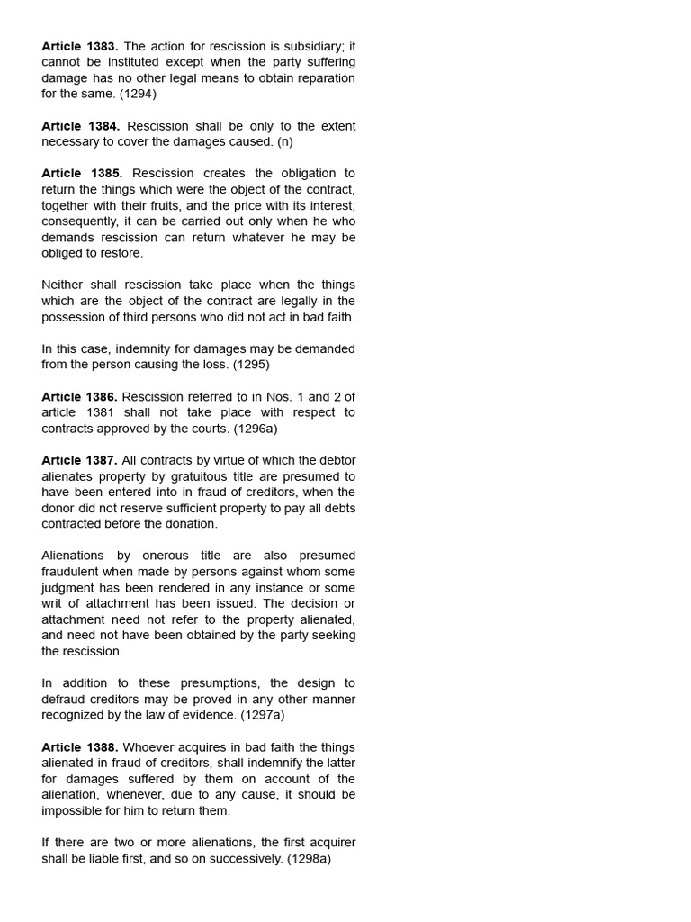 Book Iv Obligations And Contracts 36 39 Pdf Annulment Consent