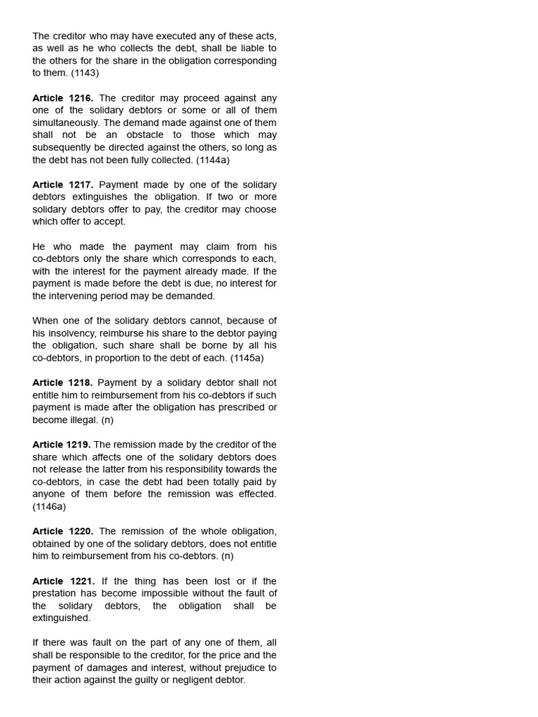 Book Iv Obligations And Contracts 11 15 Pdf Payments Indemnity